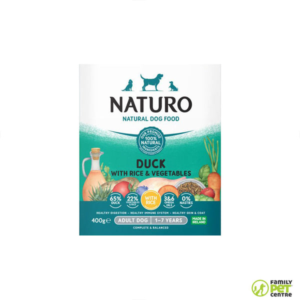 Naturo Duck with Rice and Vegetables Wet Dog Food - Family Pet Centre