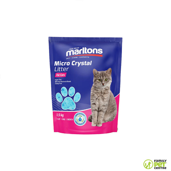 Marltons Micro Crystal Cat Litter - Family Pet Centre
