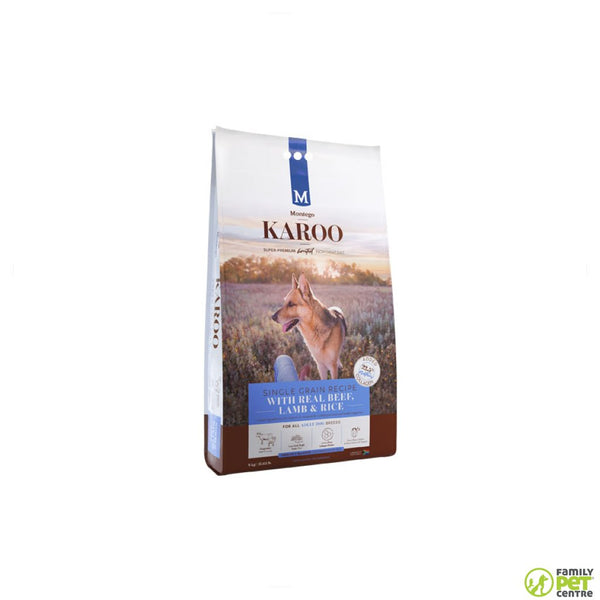 Montego Karoo Adult Dog Food Beef & Lamb - Family Pet Centre