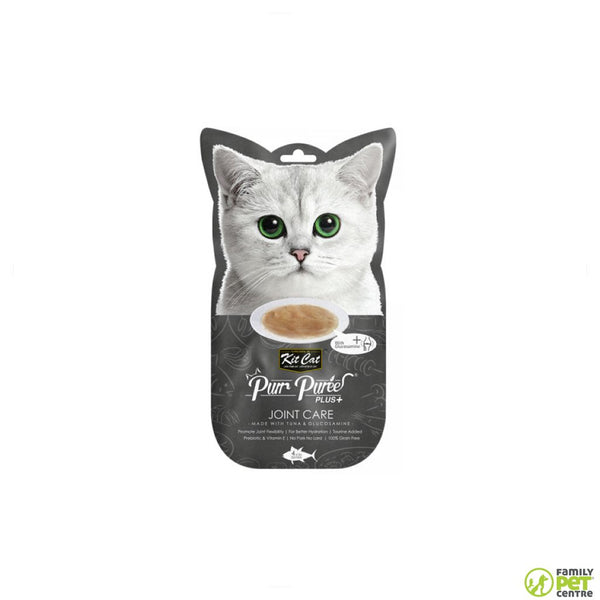 Kit Cat Purr Puree cat Treat Joint Care Tuna - Family Pet Centre