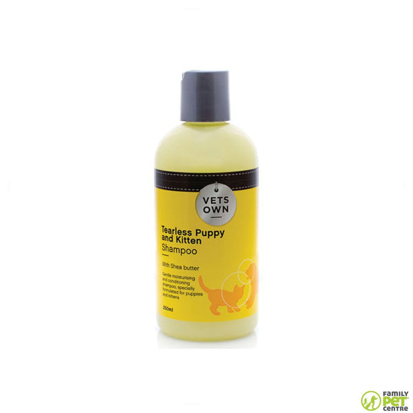 Vets Own Tearless Puppy and Kitten Shampoo - Family Pet Centre